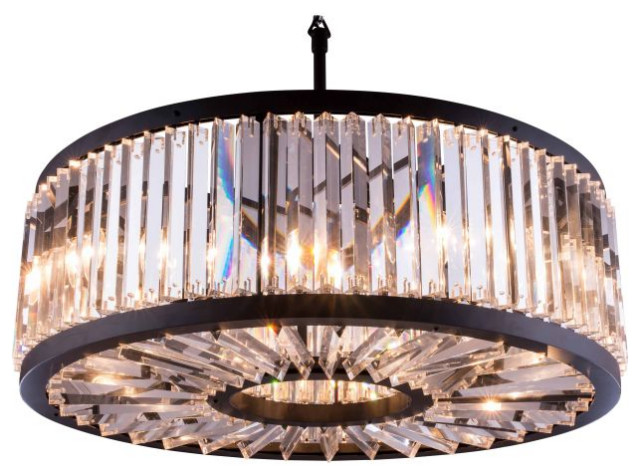 10 light 36 Inch Chandelier, 36 - Transitional - Chandeliers - by ...