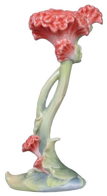 Cockscomb Candle Holder, Home Accent, Fine Porcelain - Contemporary ...