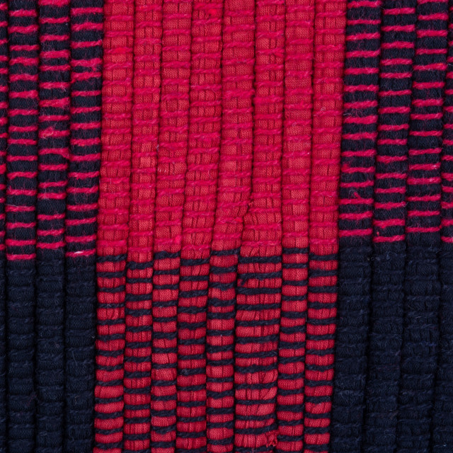 DII Red/Black Buffalo Check Rag Rug - Rustic - Area Rugs - by ...