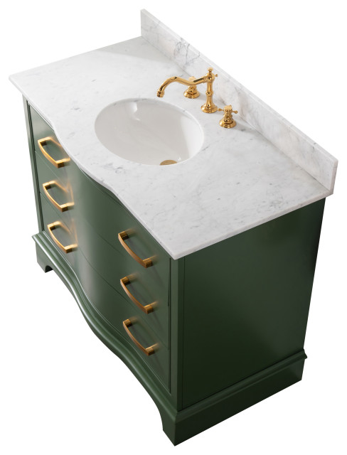 Monroe 42" Bathroom Vanity - Contemporary - Bathroom Vanities And Sink ...