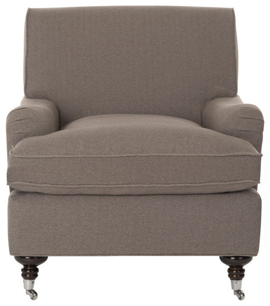 Chester Club Chair, Gray - Traditional - Armchairs And Accent Chairs ...
