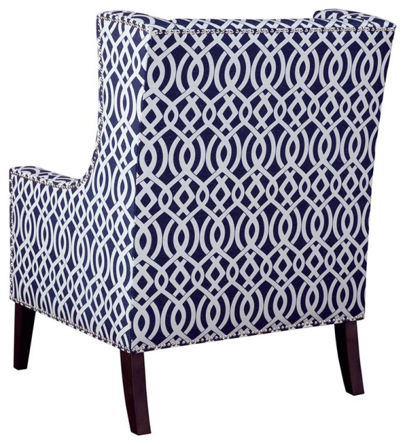Modern Wing Back Chair - Farmhouse - Armchairs And Accent Chairs - by ...