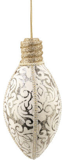 December Diamonds Joyful Joyful Pattern Hanging Bulb, 12 inch ...