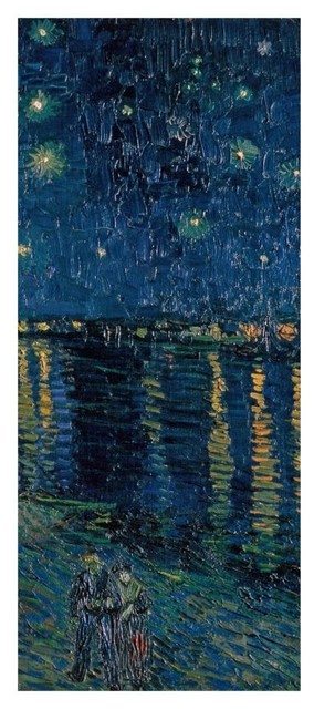 "Starlight Over the Rhone (right)" Print by Vincent van Gogh, 15"x32 ...