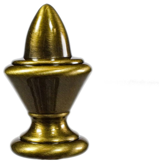 Antique Brass Acorn Lamp Finial 1"h - Traditional - Lighting Hardware ...
