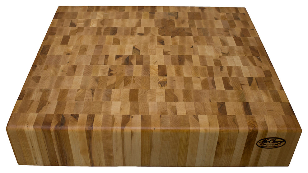 End Grain Maple Butcher Block Chopping Block - Detroit - by McClure ...