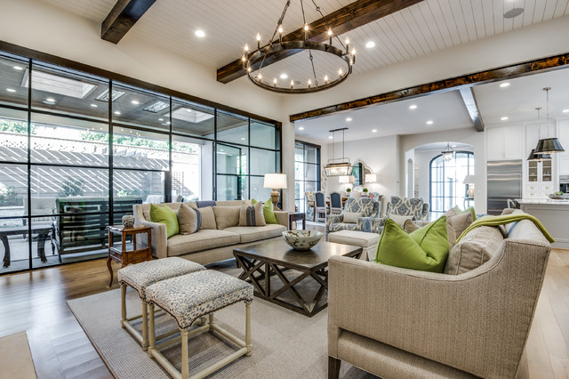 Zero-lot Line Home in North Dallas - Farmhouse - Dallas - by Hawkins ...