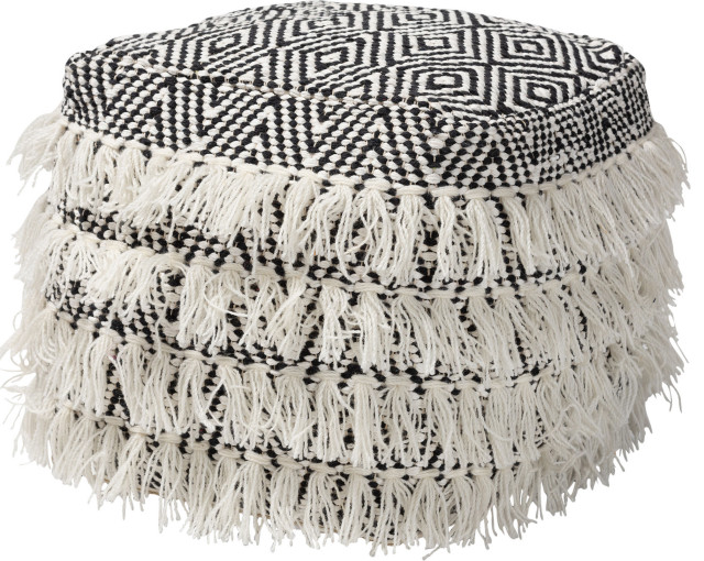 Alain Tassel Pouf - Scandinavian - Floor Pillows And Poufs - by HedgeApple | Houzz