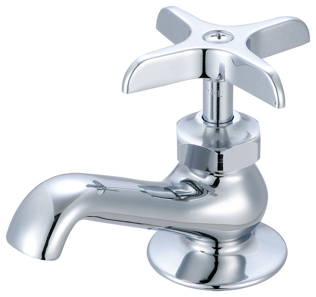 Central Brass Single Handle Basin Faucet - Transitional - Bathroom Sink ...
