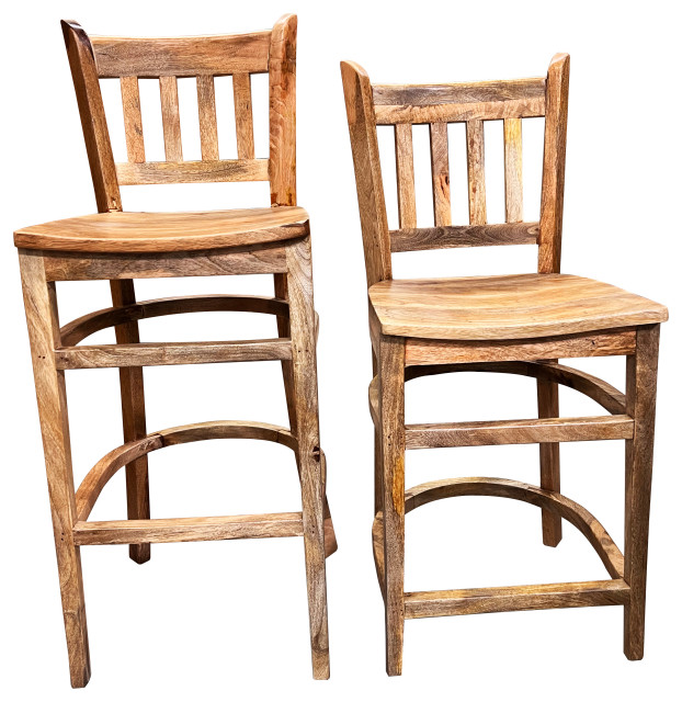 Mango Bar Stool - Rustic - Bar Stools And Counter Stools - by Rustic ...
