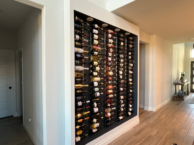 W Series Feature Wall Wine Rack Kit 7 (metal wall mounted bottle ...