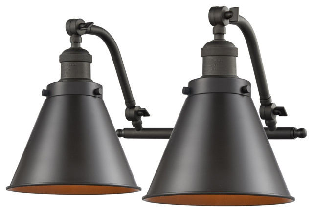Appalachian 2 Light Bathroom Vanity Light in Oil Rubbed Bronze ...