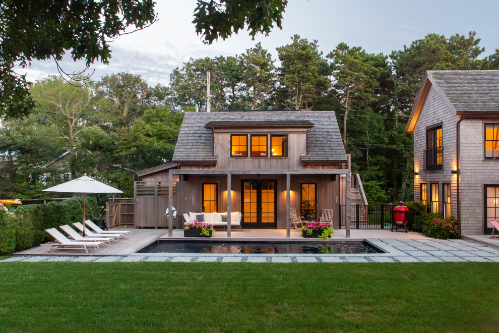 Martha’s Vineyard Beach Barn - Beach Style - Pool - Boston - by Stefan ...