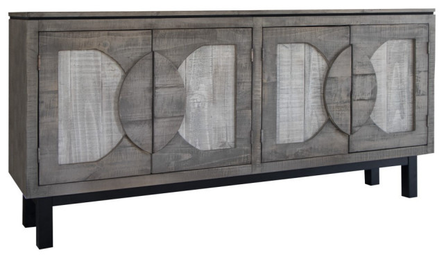 Matla Two tone Solid Wood Sideboard / Console - Farmhouse - Buffets And ...