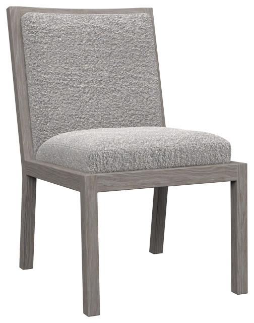 Bernhardt Trianon Ladderback Side Chair, Gris Finish, 21"W x 27.25"D x ...