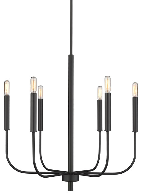 Sophisticated and Modern 6 - Light Chandelier - Transitional ...