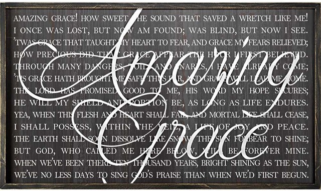 Amazing Grace Wall Hanging Wall Hangings Wall Decor etna.com.pe