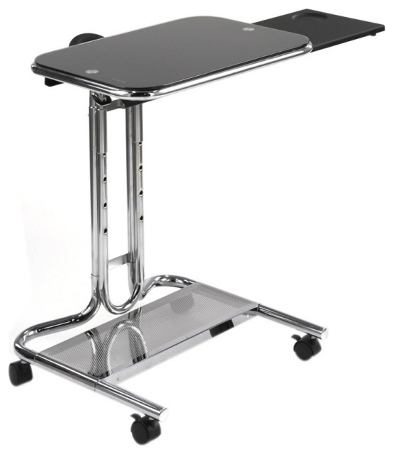 Studio Designs Home Office Laptop Cart With Mouse Pad,Chrome ...