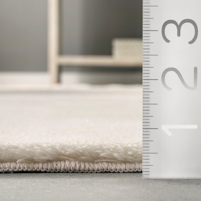 nuLOOM Loni Solid Machine Washable Shag Area Rug, 8'x10' - Contemporary ...