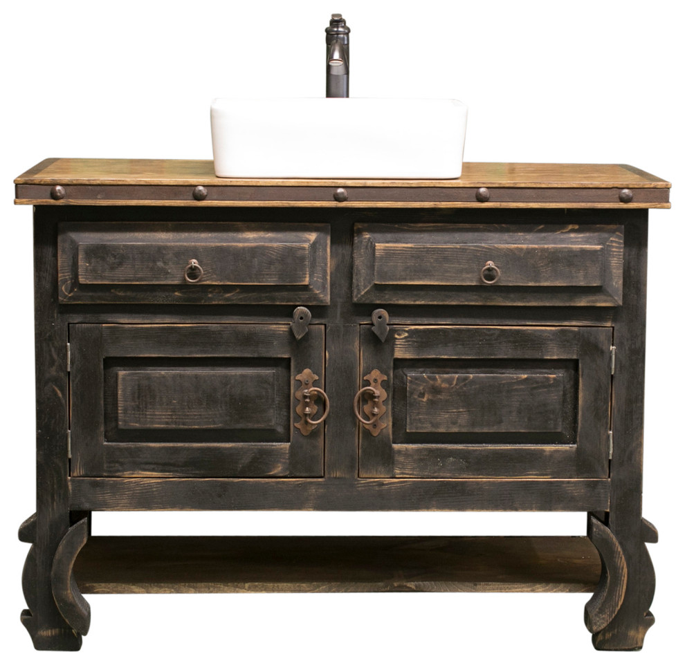 Pioneer Farmhouse Vanity - Farmhouse - Bathroom Vanities And Sink ...