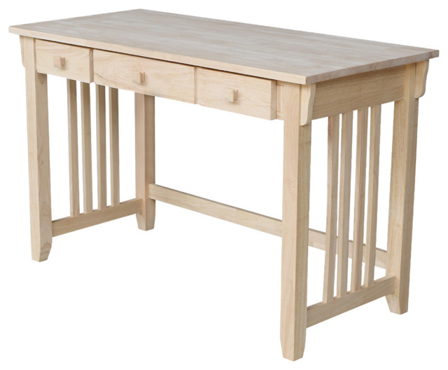 Mission Computer Desk - Craftsman - Desks And Hutches - by ...