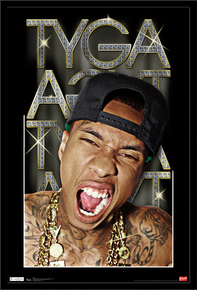 Tyga Bling Poster, 24.25"x35.75" - Contemporary - Prints And Posters ...
