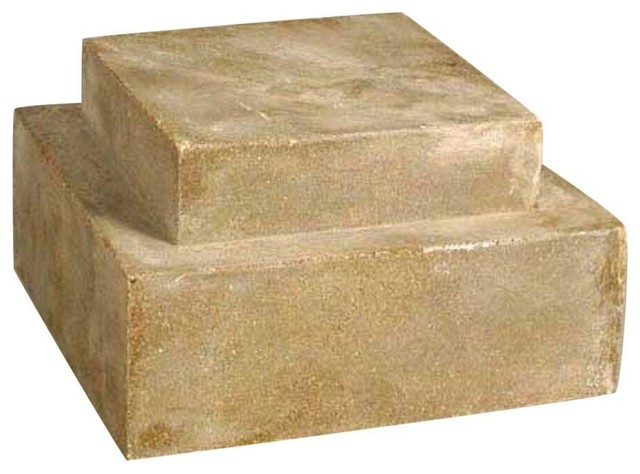 Double Level Stand 9, Architectural Small Pedestals -18"H - Traditional ...