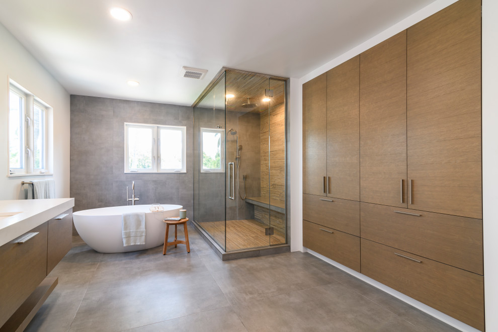 Modern Primary Bathroom - Fort Lauderdale - Modern - Bathroom - Miami - by Allied Kitchen, Bath ...