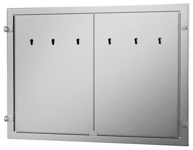 VEVOR Outdoor Kitchen Doors BBQ Kitchen Doors 19x28" Stainless Steel ...