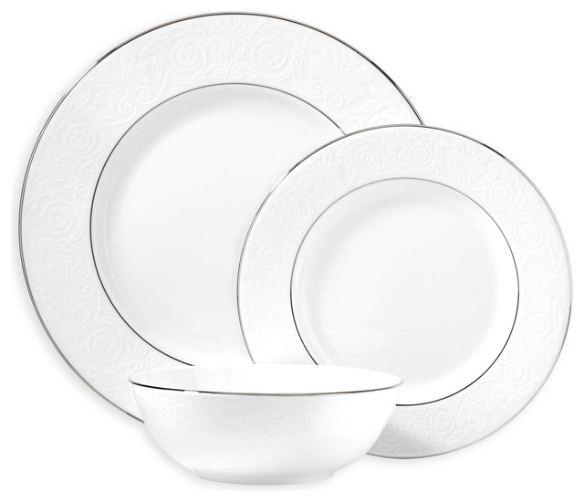 Lenox Artemis 3-Piece China Setting, Set of 12 - Traditional ...