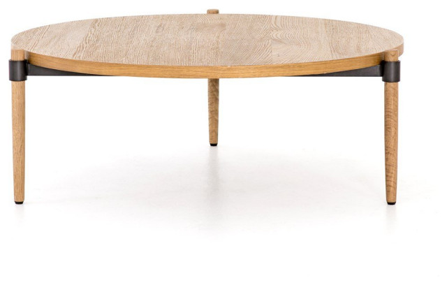 Holmes Coffee Table-Smoked Drift Oak - Midcentury - Coffee Tables - by ...