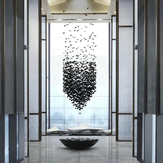 Rainfall Glass Gem Chandelier - Contemporary - Chandeliers - by Akari ...