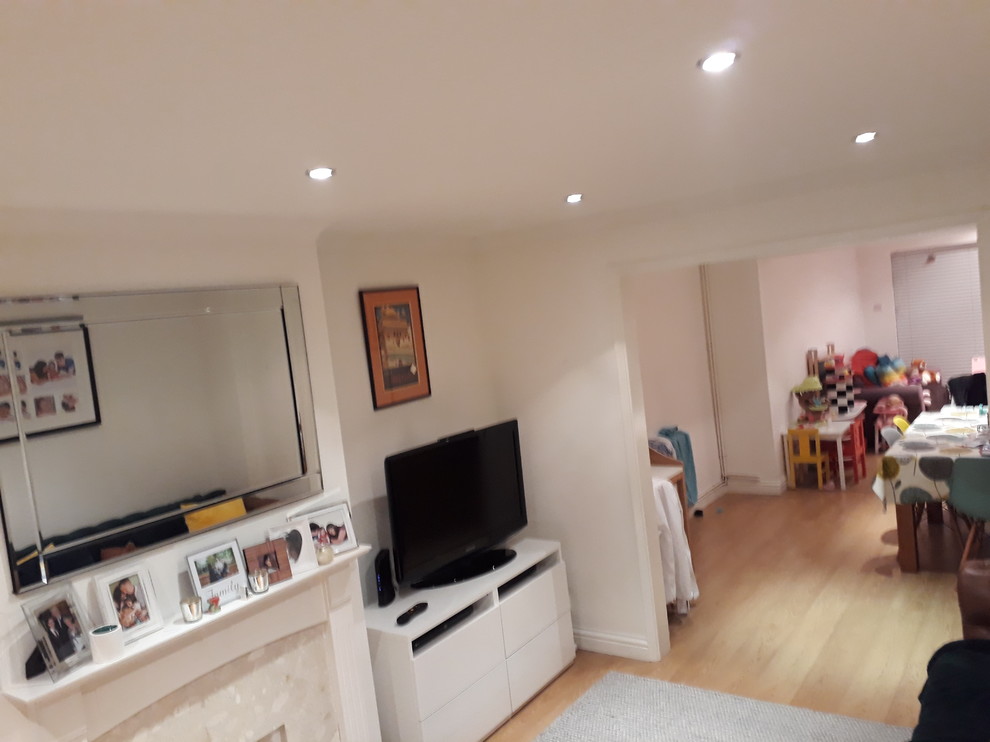 Paint ideas for adjoining rooms (living, dining and playroom) | Houzz UK