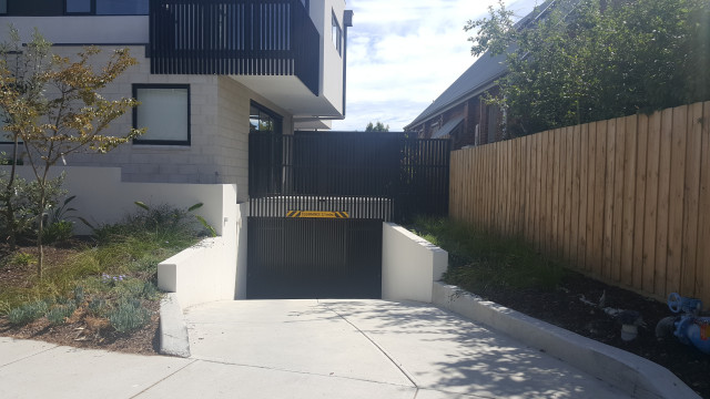 Basement Carpark Security Gates - Modern - Car Porch - Melbourne - by ...