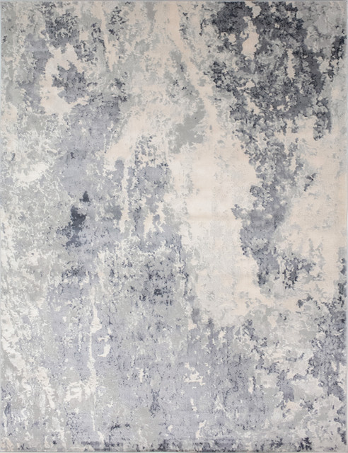 Noori Rug High-Low Barron Silver/Charcoal Rug, 8'7" x 11'10 ...