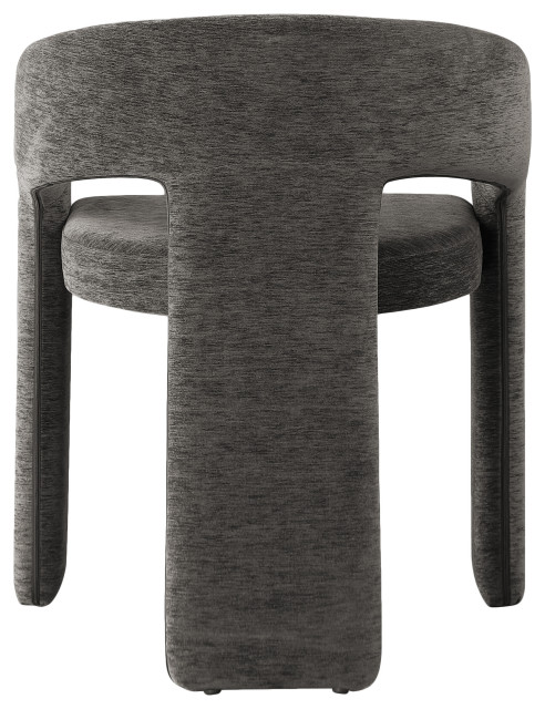 Rendition Plush Fabric Upholstered Dining Chair - Transitional - Dining ...