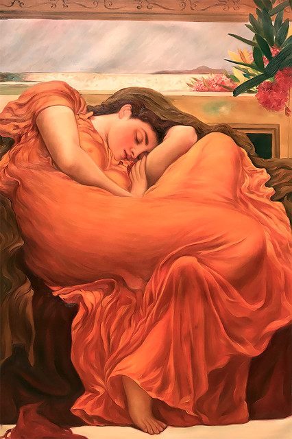 Flaming June, 24X36 - Traditional - Paintings - by overstockArt | Houzz