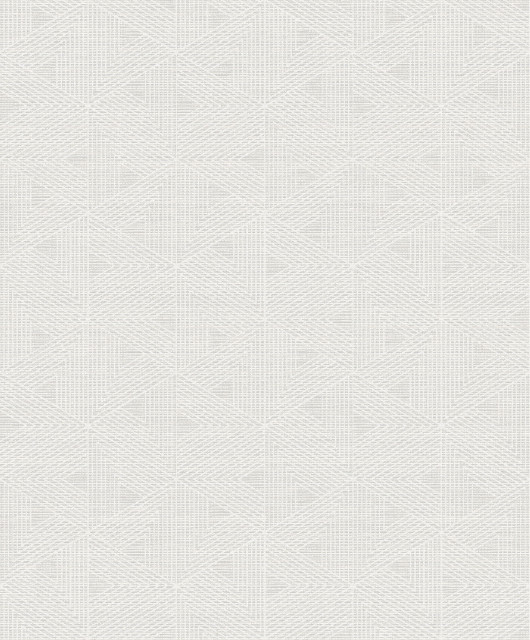 Marici Light Grey Triangle Wallpaper, Swatch - Transitional - Wallpaper ...