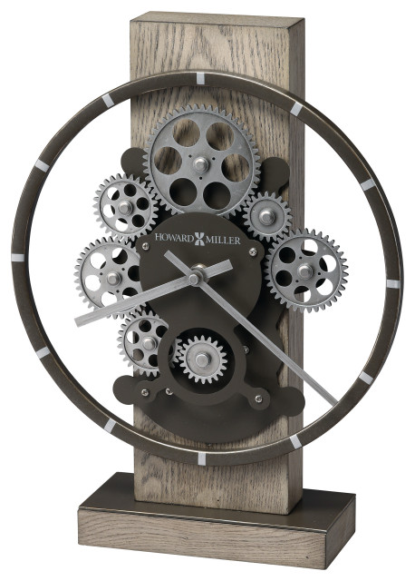 Howard Miller Nellie Accent Clock - Industrial - Desk And Mantel Clocks ...