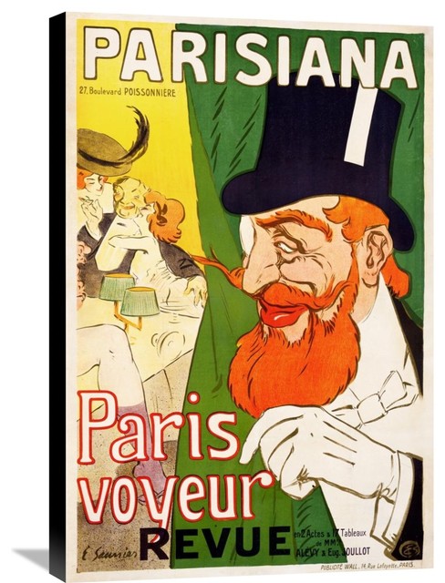 Parisiana / Paris Voyeur, 20"x30" - Traditional - Prints And Posters ...