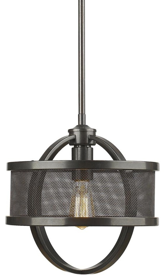 Colson 1-Light Mini Pendant, Etruscan Bronze Etruscan Bronze Sha ...