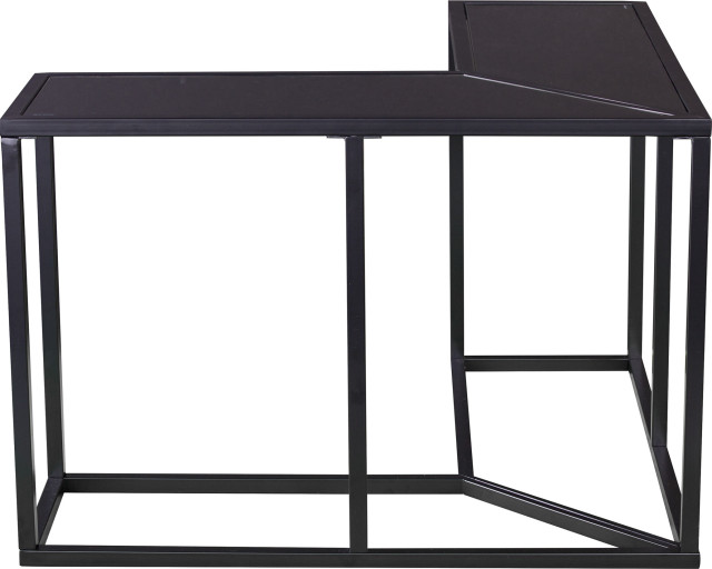 Selinia Contemporary Wrap Around End Table - Transitional - Side Tables ...