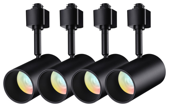 12 Pack 5CCT LED Track Lighting Heads, H Type Spotlight Fixtures ...