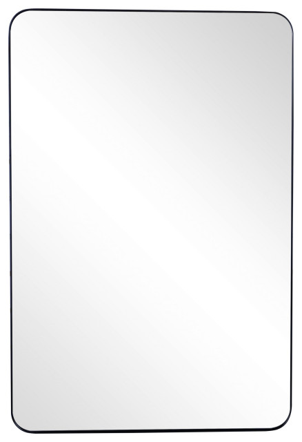 Rectangular Clean Metal Mirror - Contemporary - Wall Mirrors - by ...