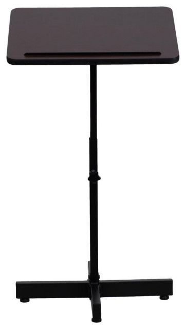 Adjustable Height Metal Lectern in Mahogany, 2'3"x8' Runner ...