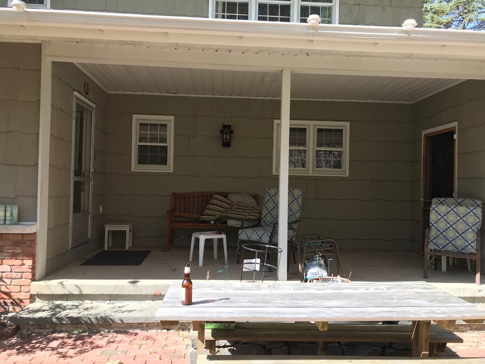 Convert 17x8 porch into kitchen space