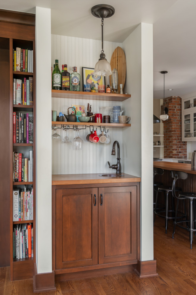Craftsman Bungalow Restoration - Craftsman - Home Bar - Seattle - by ...