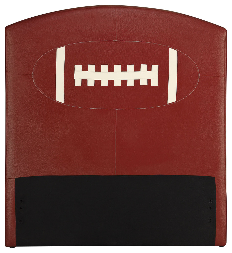 Twin Headboard Only, Football Pu, Wood, Plywood, Fr Foa Football ...