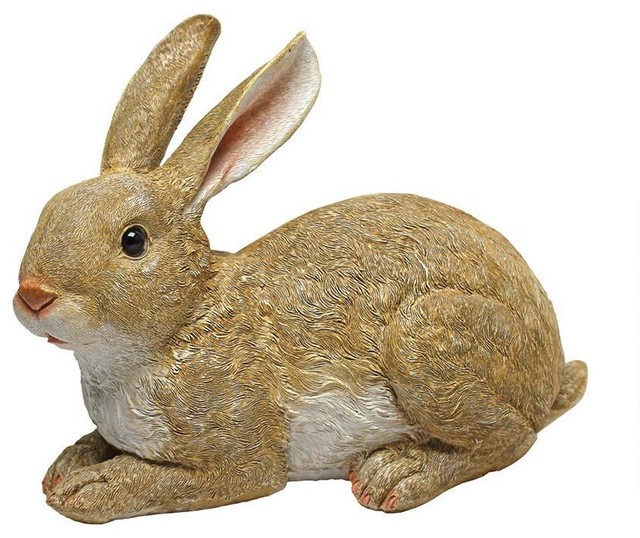 Garden Rabbit Statue Sculpture - Contemporary - Garden Statues And Yard ...