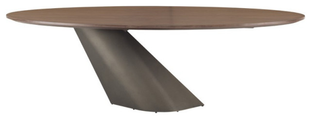 Aero Dining Table Walnut 78" - Modern - Dining Tables - by Peachtree ...